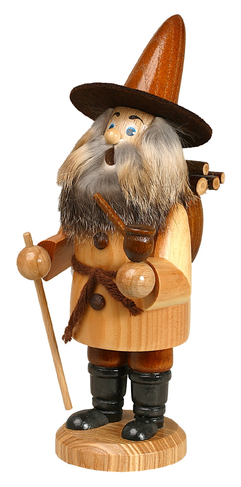 Wood Collector Gnome with belt natural - Made in Germany
